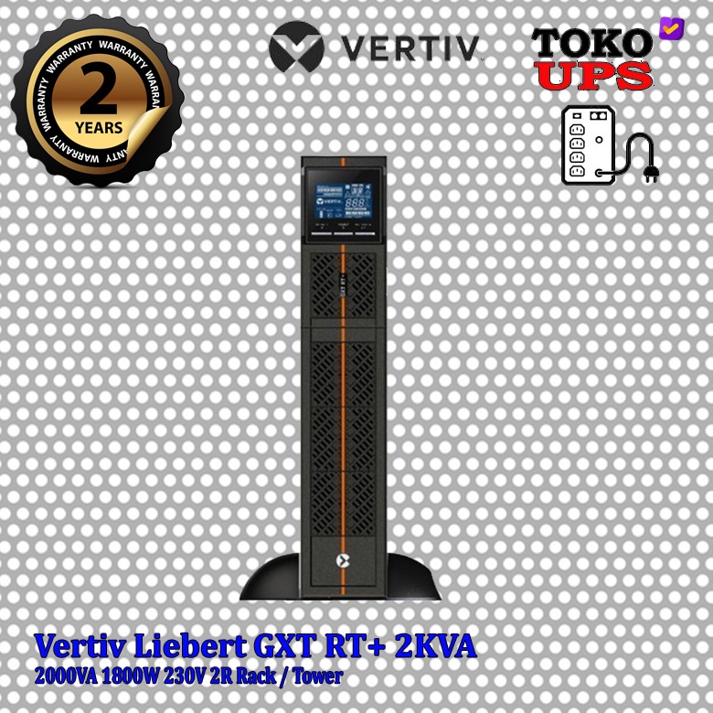 Jual UPS Vertiv Liebert GXT RT+ 2kVA 1800W 230V 2U Rack/Tower | Shopee Indonesia