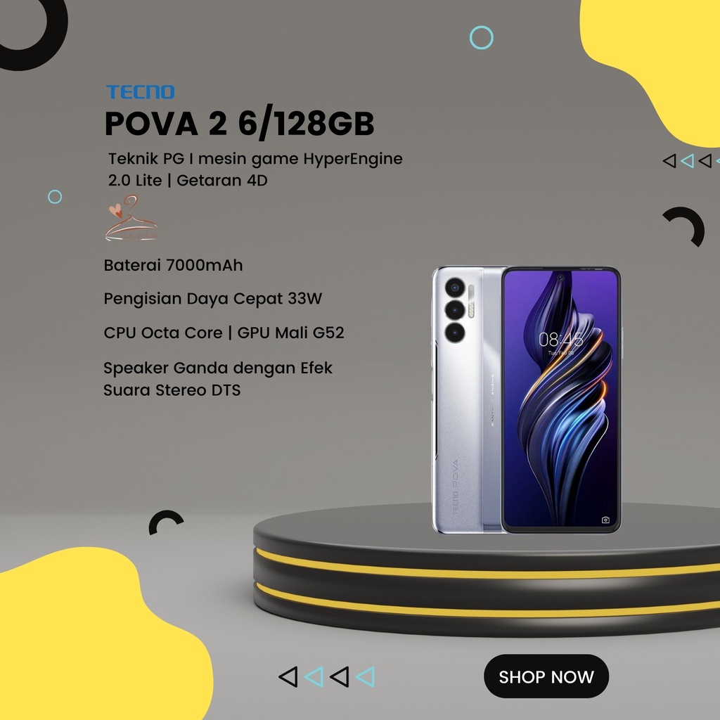 Jual Tecno Pova 2 6/128GB | Shopee Indonesia