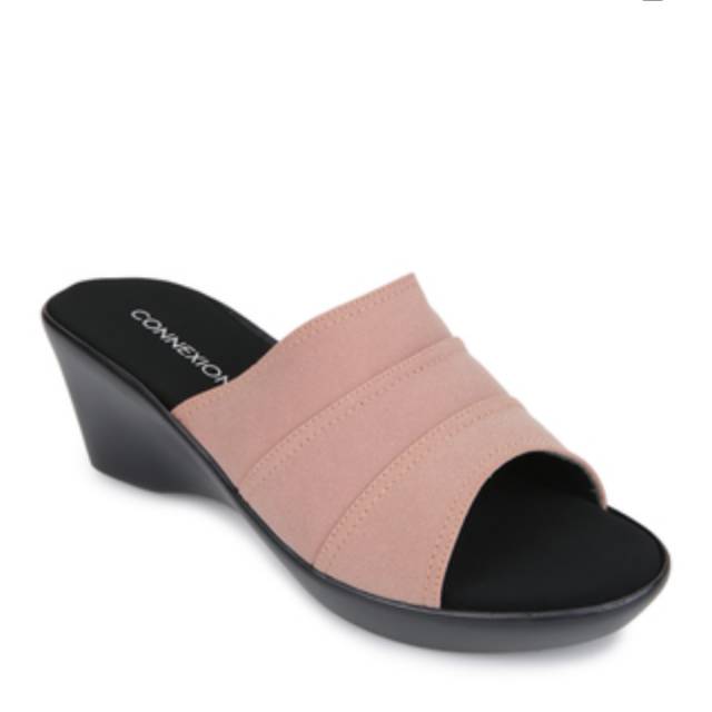 Jual Connexion Slipper Wedges Sandal 3 layers | Shopee Indonesia