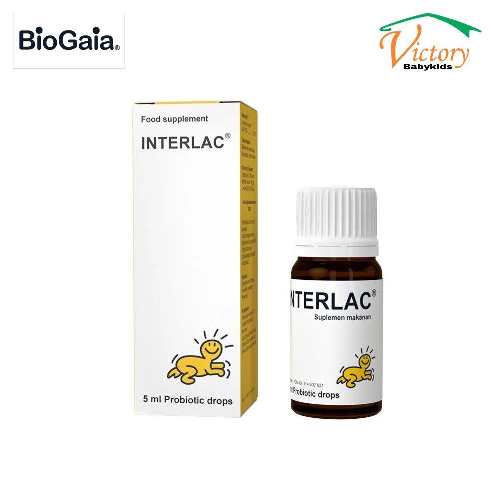 Jual BioGaia Interlac Drops 5ml Probiotic Drops | Shopee Indonesia