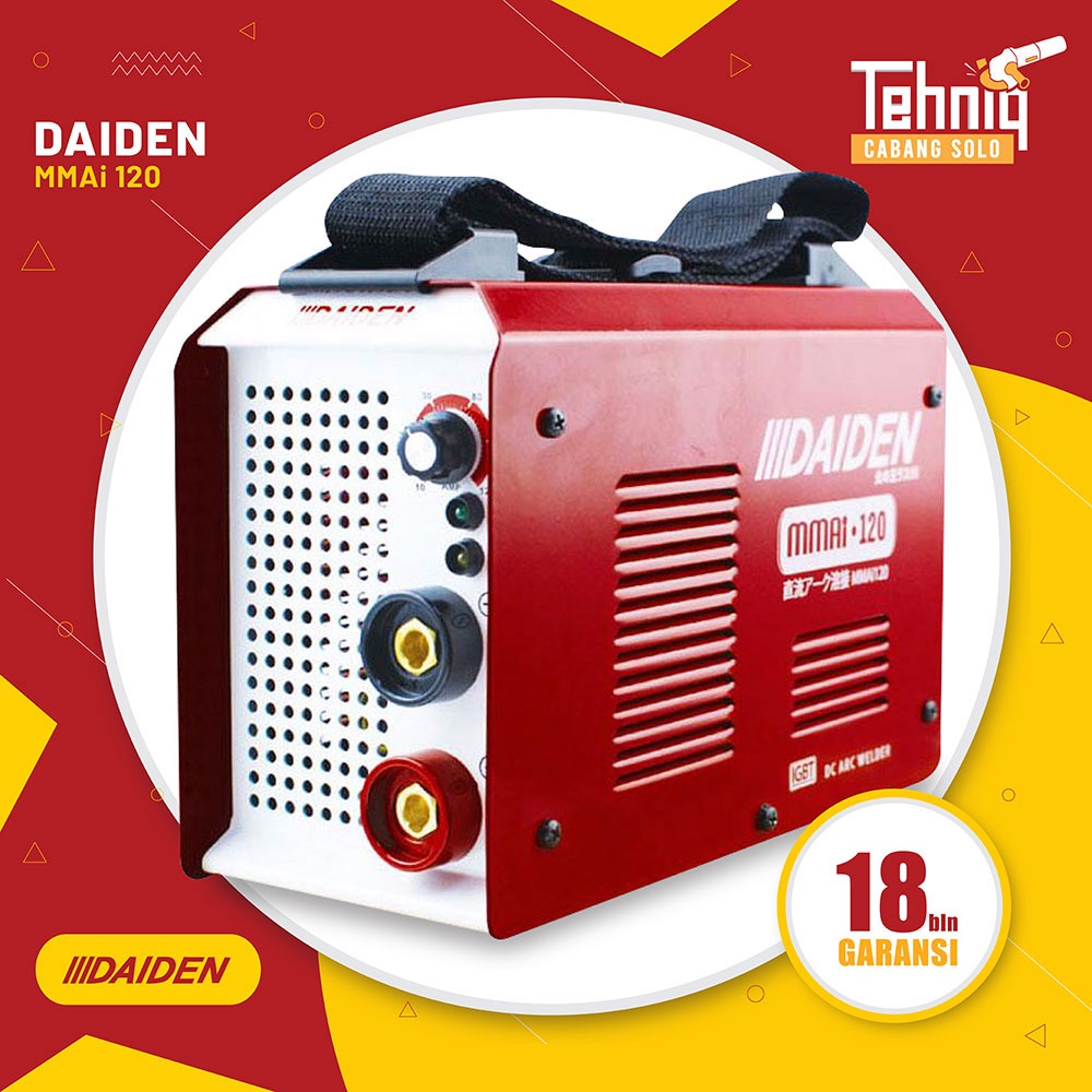Jual Mesin Las Listrik 900 Watt / Trafo Las DAIDEN MMAi 120 Welding ...