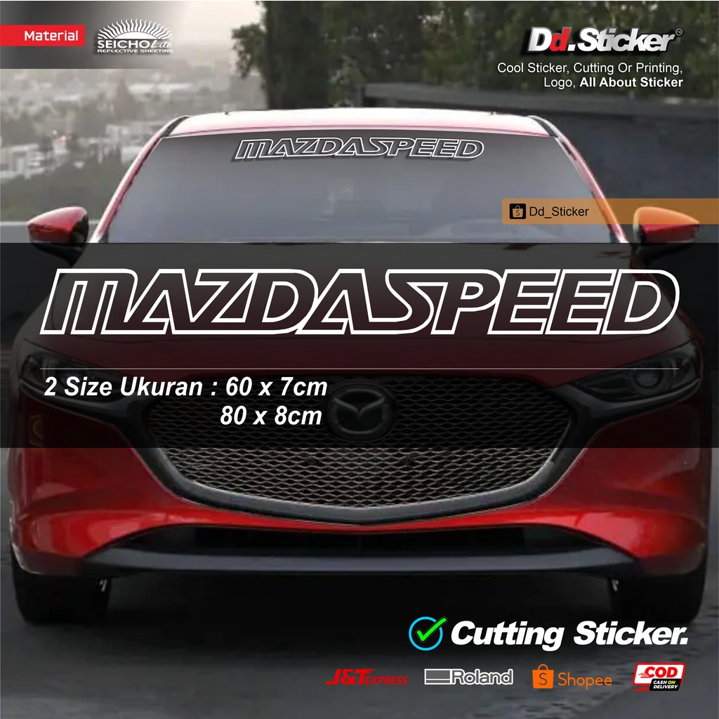 Jual Sticker MAZDA SPEED | Cutting Sticker | Shopee Indonesia