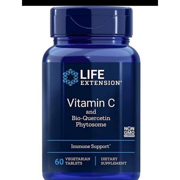 Jual Life extension Vitamin C & Bio Quercetin phytosome 60 tab | Shopee ...