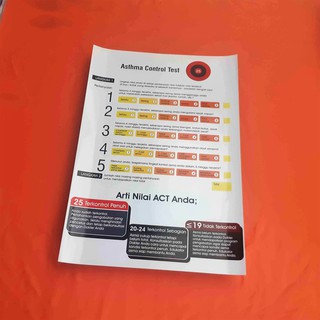 Jual Poster ACT, Poster Asthma Control Test, Poster Kontrol Tes Asma ...