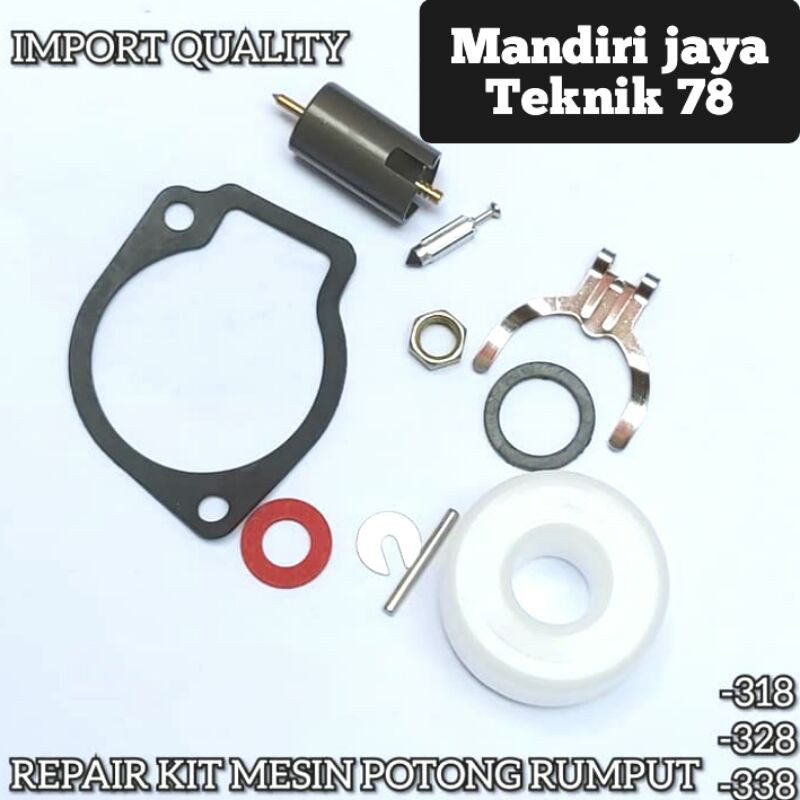 Jual Carburator repair kit set mesin potong rumput | Shopee Indonesia