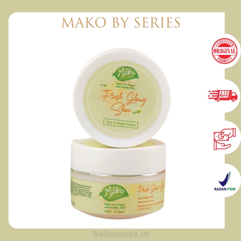 Jual Mako by Series - Fresh Glowy Skin Day & Night Cream | Shopee Indonesia