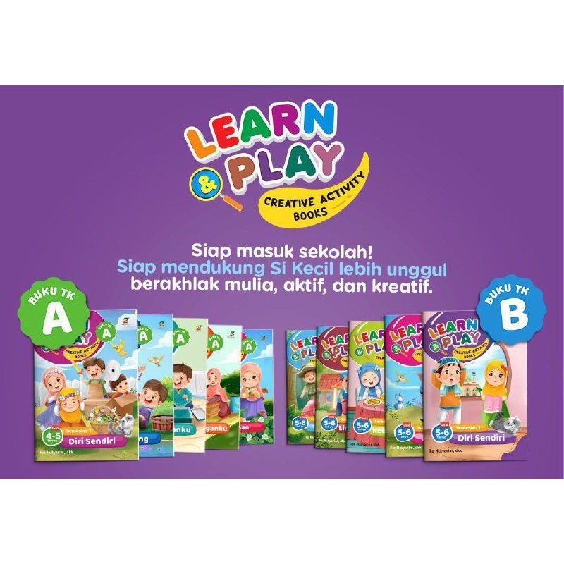 Jual Buku Aktivitas TKA dan TKB Learn and Play | Shopee Indonesia