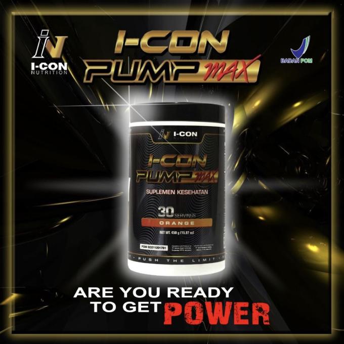 Jual Pre Workout ICON Pump Max Nutrition 30 Serving Original GEN ...