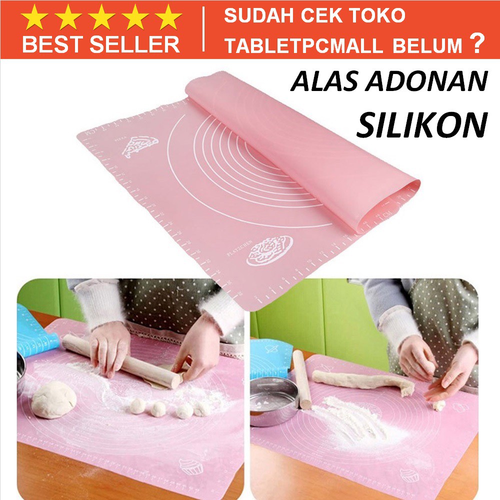 Jual Alas Adonan Silikon 50 x 40 cm untuk mengaduk Kue Roti Tepung ...