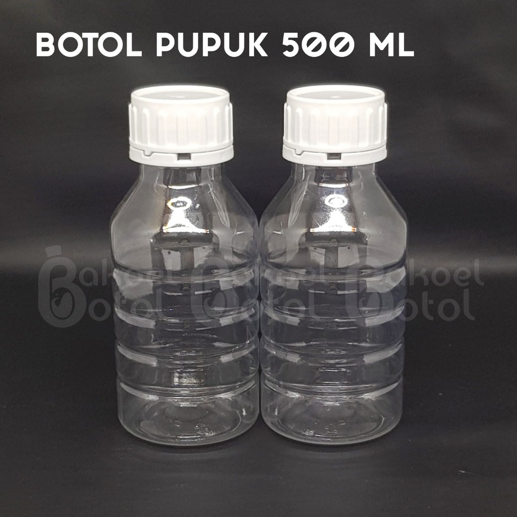 Jual BOTOL PUPUK 500 ML / BOTOL PUPUK 500 ML TEBAL / BOTOL MADU 500 ML ...