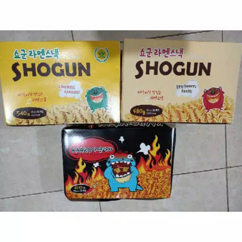 Jual 1box isi 30pack Mie Shogun Korea Snack Mie Kremes / KAROO7 ...