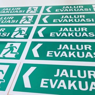 Jual PAPAN RAMBU JALUR EVAKUASI TITIK KUMPUL ASSEMBLY POINT Akrilik 30 ...