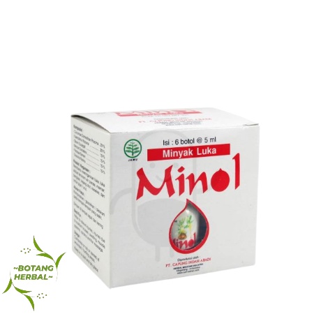Jual MINOL Minyak Luka 5 ml PER BOX isi 6 botol | Obat Luka herbal ...