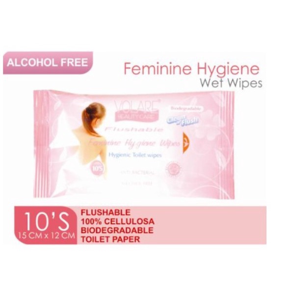 Jual TISU BASAH KEWANITAAN VOLARE FEMININE HYGIENE 10 SHEET | Shopee ...