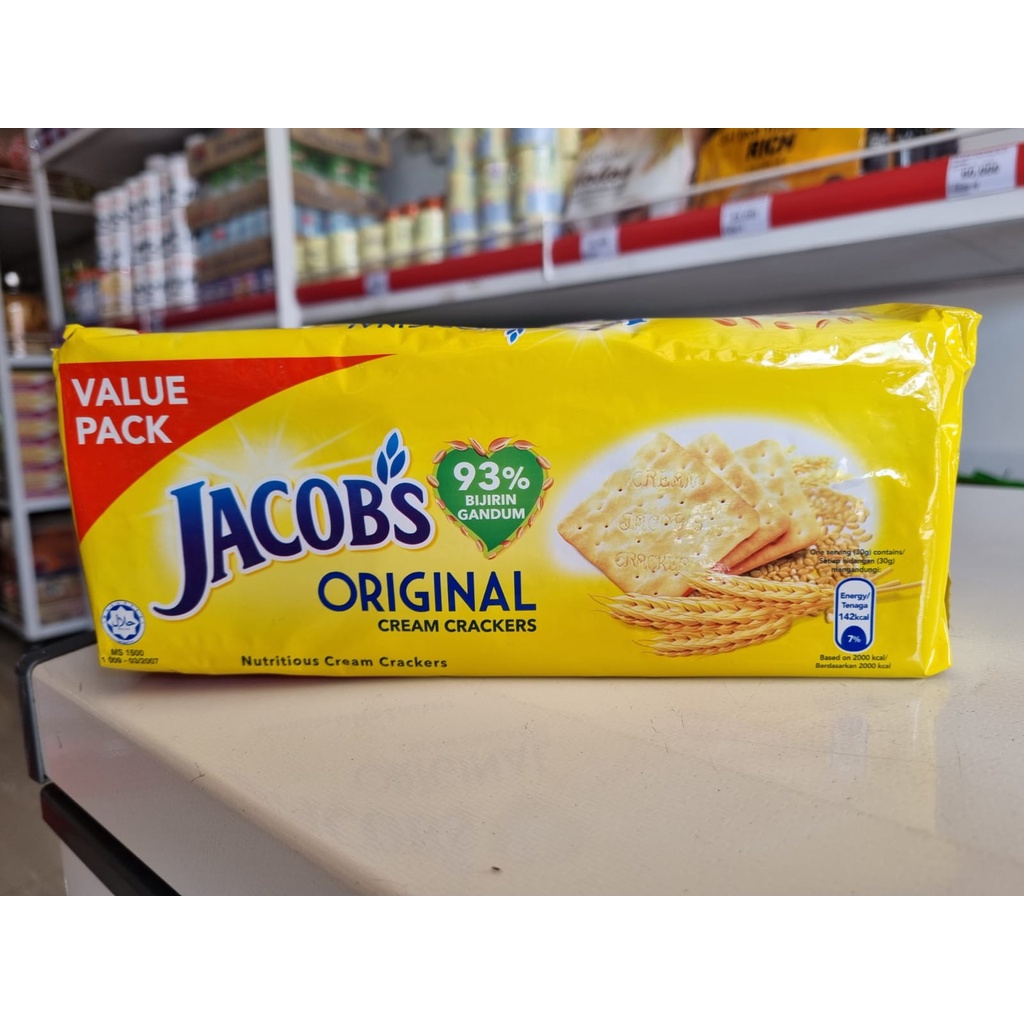 Jual Roti Jacobs Cream Cracker Original Kemasan Value Pack 360 gr ...