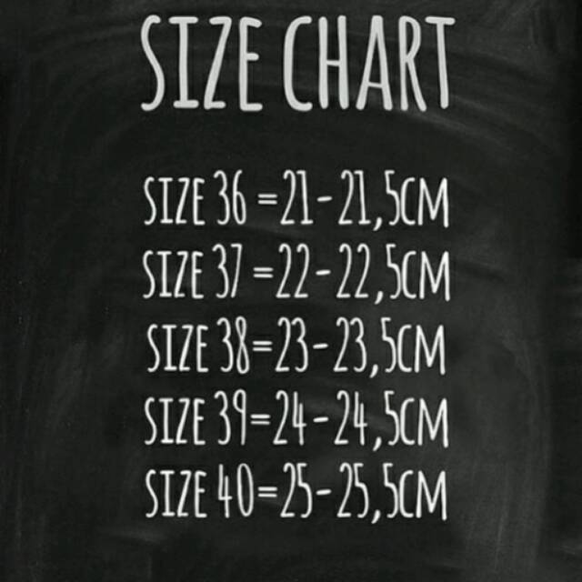 Jual size chart | Shopee Indonesia