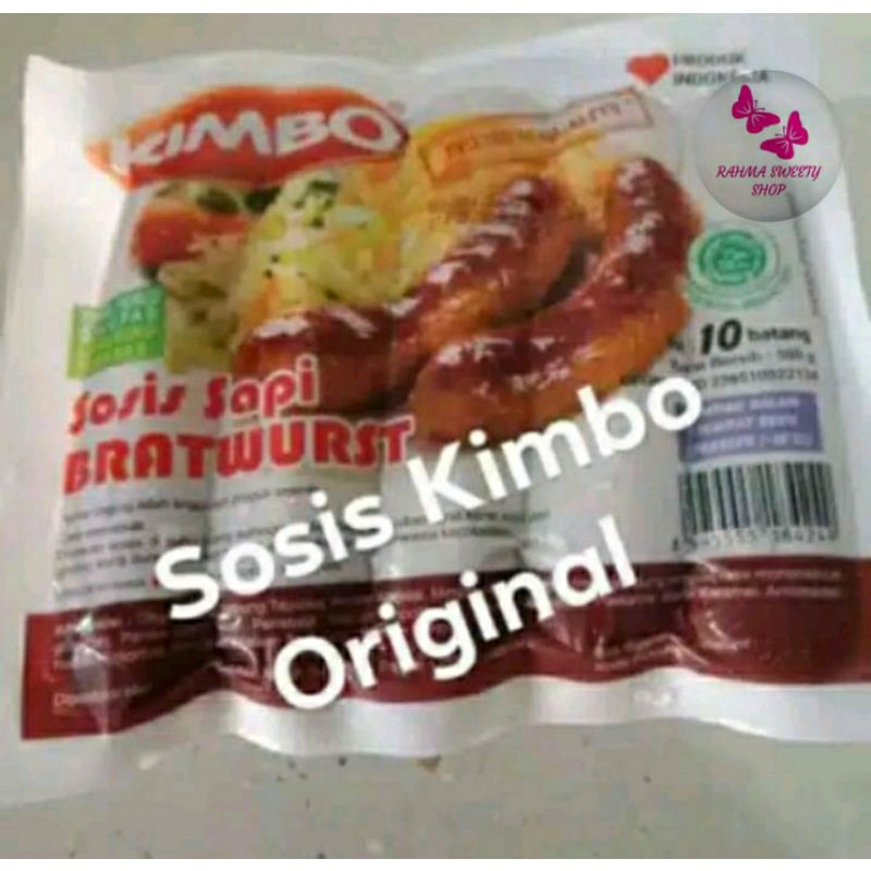 Jual SOSIS SAPI MINI KIMBO BRATWURST ORIGINAL ISI 10 PCS | Shopee Indonesia
