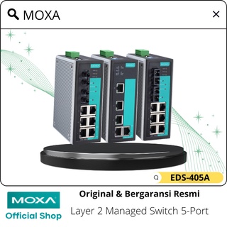 Jual Moxa EDS-405A Series 5-port entry-level managed Ethernet switches (Include PPN) | Shopee ...