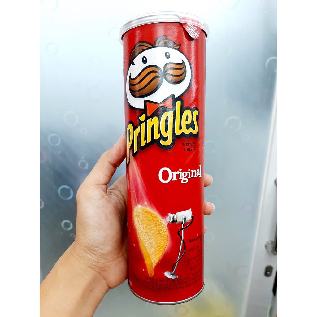 Jual PRINGLES Potato Crisps Kemasan baru 107gr | Shopee Indonesia