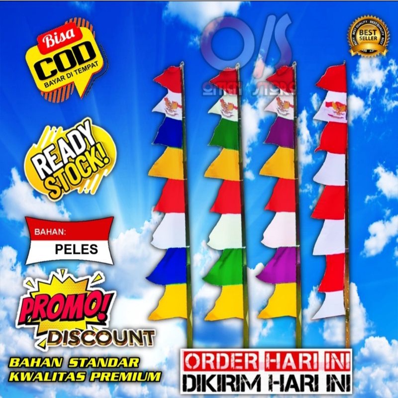 Jual bendera umbul umbul Garuda | PROMO TERMURAH | Shopee Indonesia