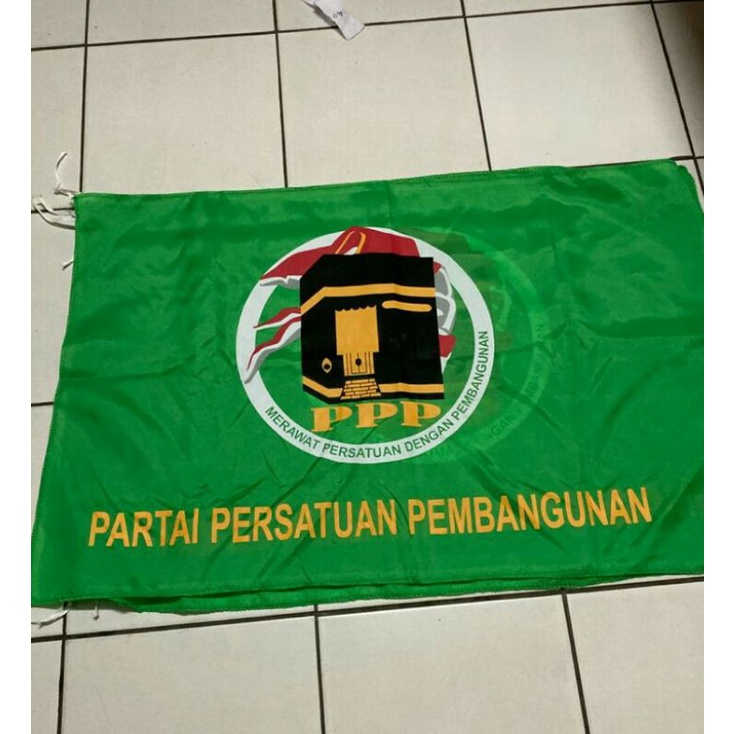 Jual BENDERA PPP/BENDERA PARTAI PPP LOGO BARU 60x90(100pcs) | Shopee ...