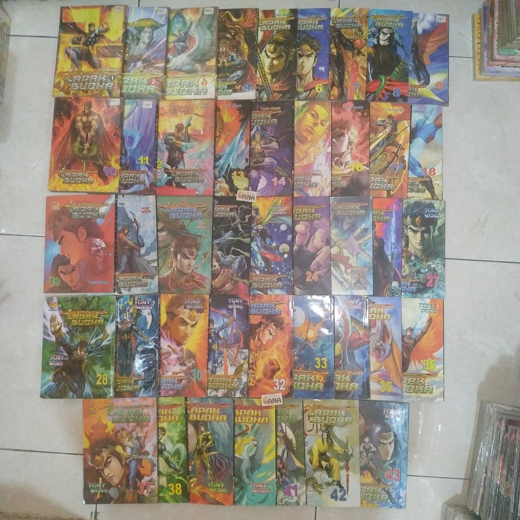 Jual Komik SET Tapak Budha 1-43 Tamat (Tony Wong) | Shopee Indonesia