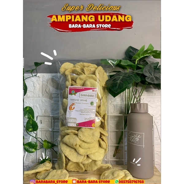Jual Ampiang udang /kritek Bangka/ snack kurau/cemilan instan kemasan ...