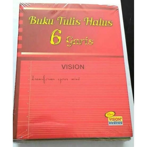 Jual buku tulis halus 6 garis vision eceran 1 buku | Shopee Indonesia