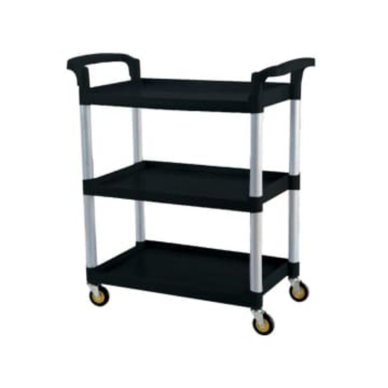Jual Krisbow Three Step Trolley 80 x 41 x 90 cm Troli 3 Tingkat Hitam ...