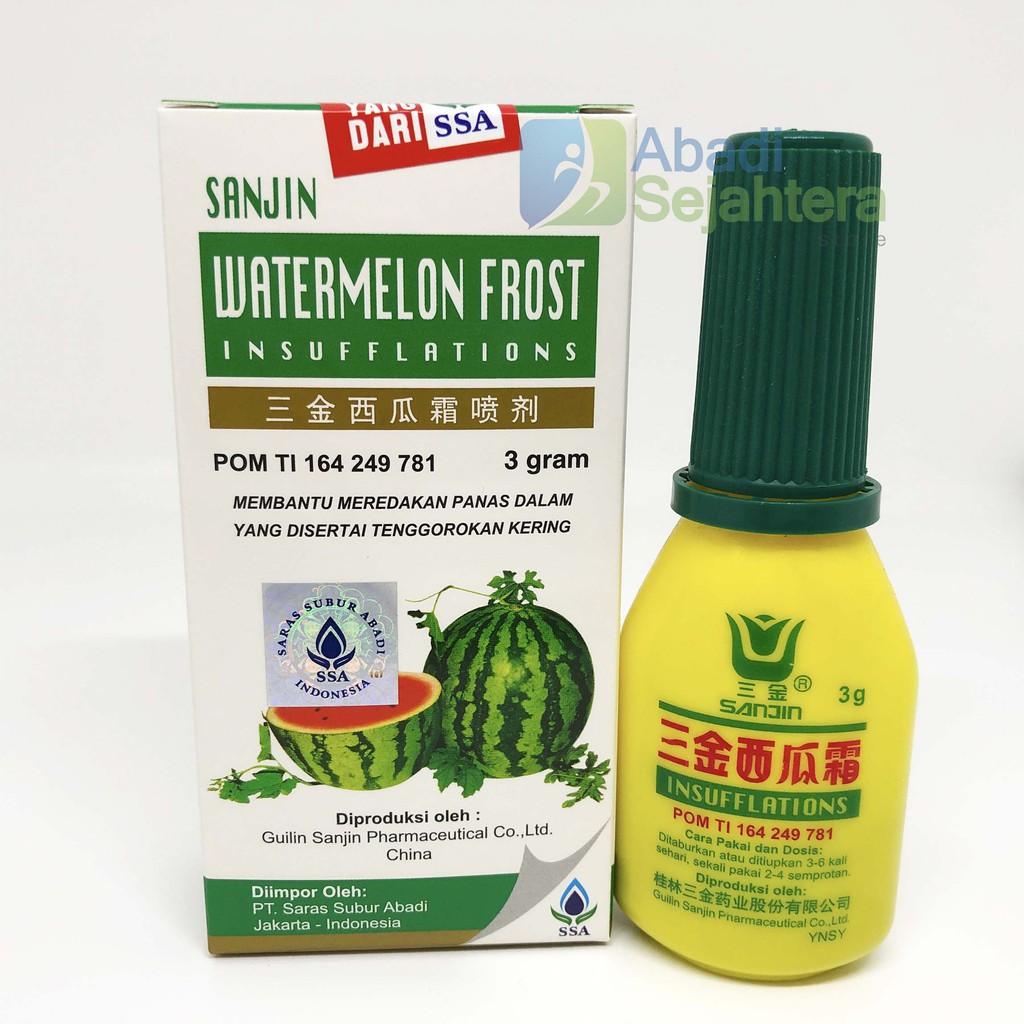 Jual Sanjin Watermelon Frost Insufflations - Obat Sariawan / Panas ...