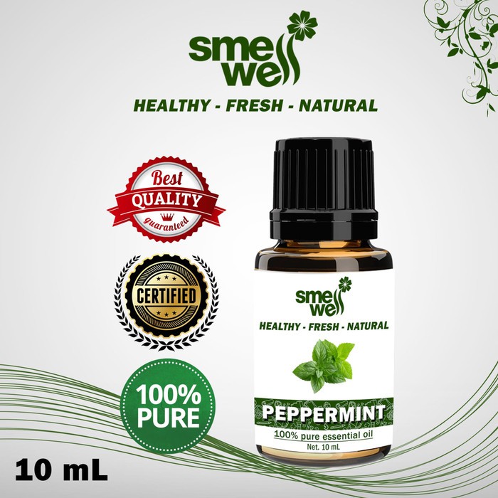 Jual Pure Essential Oil Peppermint Minyak Mint Mentha Smell Well 100% Alami | Shopee Indonesia