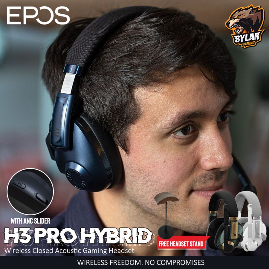 Jual EPOS H3 Pro Hybrid Closed Acoustic Bluetooth Gaming Headset | Shopee Indonesia