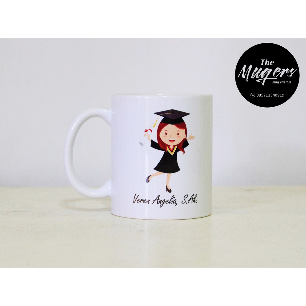Jual Mug Custom Wisuda Indonesia|Shopee Indonesia