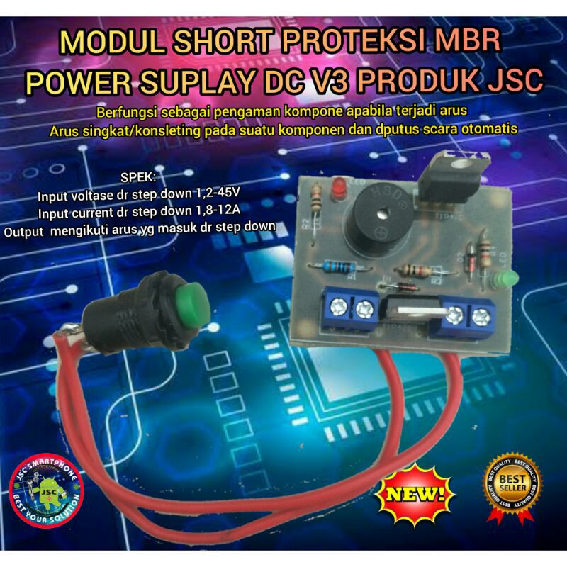 Jual MODUL SHORT PROTEKSI MBR DAN POWER SUPLAY V3 | Shopee Indonesia