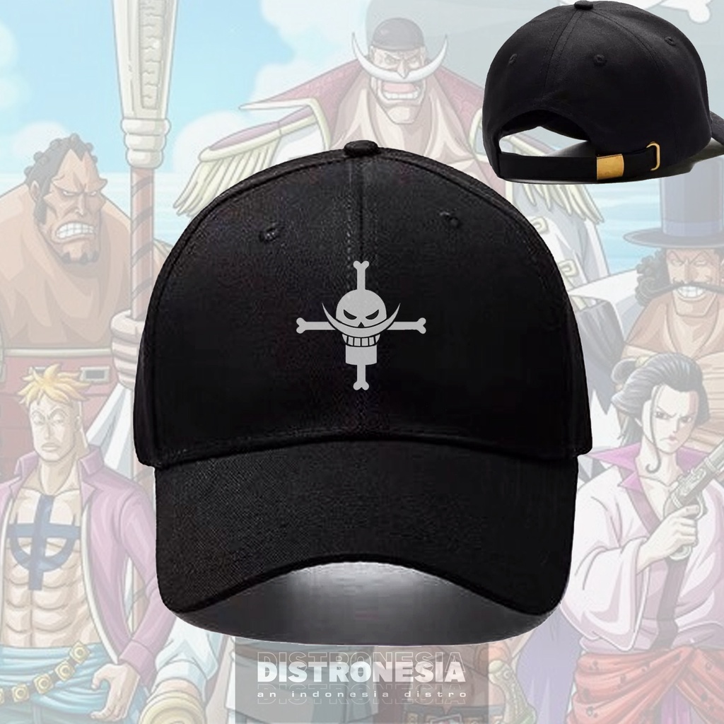 Jual Topi Anime Shirohige One Piece Premium Ace Marine Luffy | Shopee ...