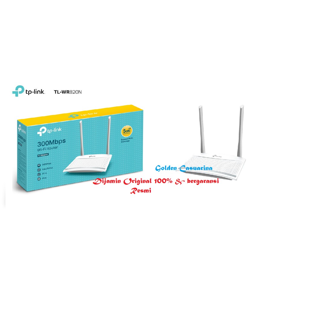 TP-LINK TL-WR820N 300Mbps Wireless N Router | Shopee Indonesia