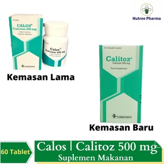 Jual CALOS | CALITOZ CALCIUM TABLET 500 MG - ISI 60 TABLET ...