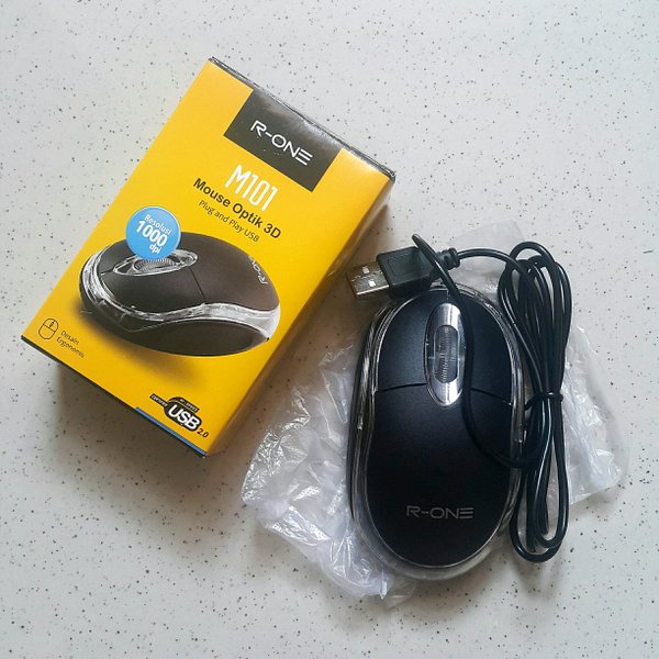 Jual MOUSE USB R ONE MOUSE WIRED KABEL MINI MOUSE USB MOUSE OPTIC M101 ...