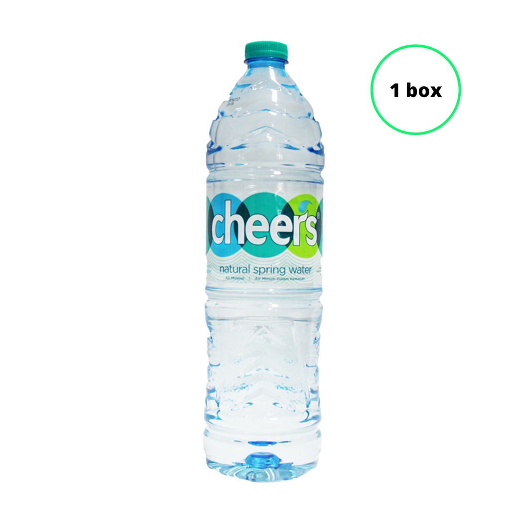 Cheers Natural Spring Water 1500ml (12 botol) | Shopee Indonesia