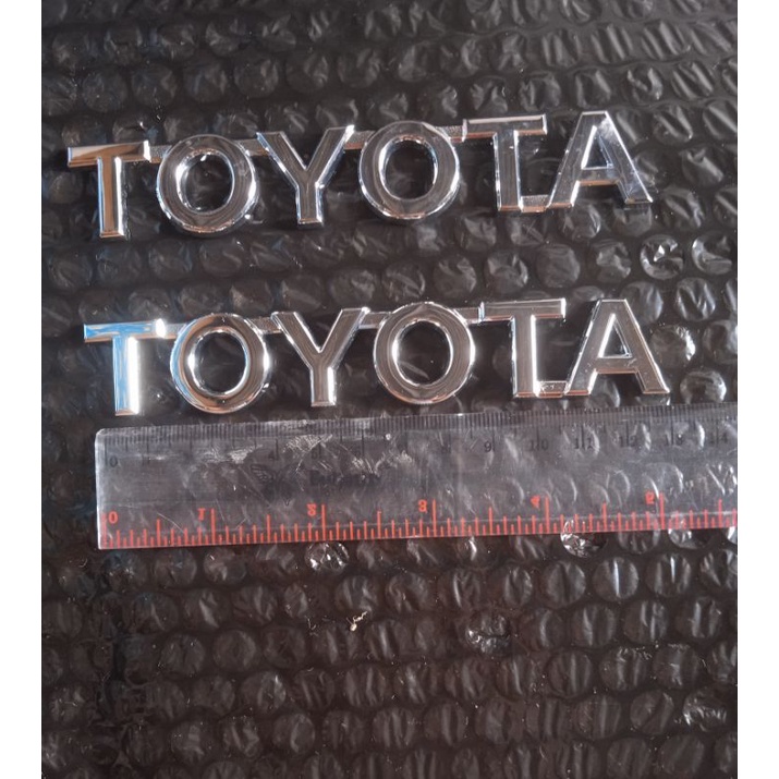 Jual emblem tulisan Toyota original | Shopee Indonesia