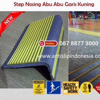 Jual Stair Nosing/Step Nosing/Lis Tangga karet/ antislip tangga Coklat ...