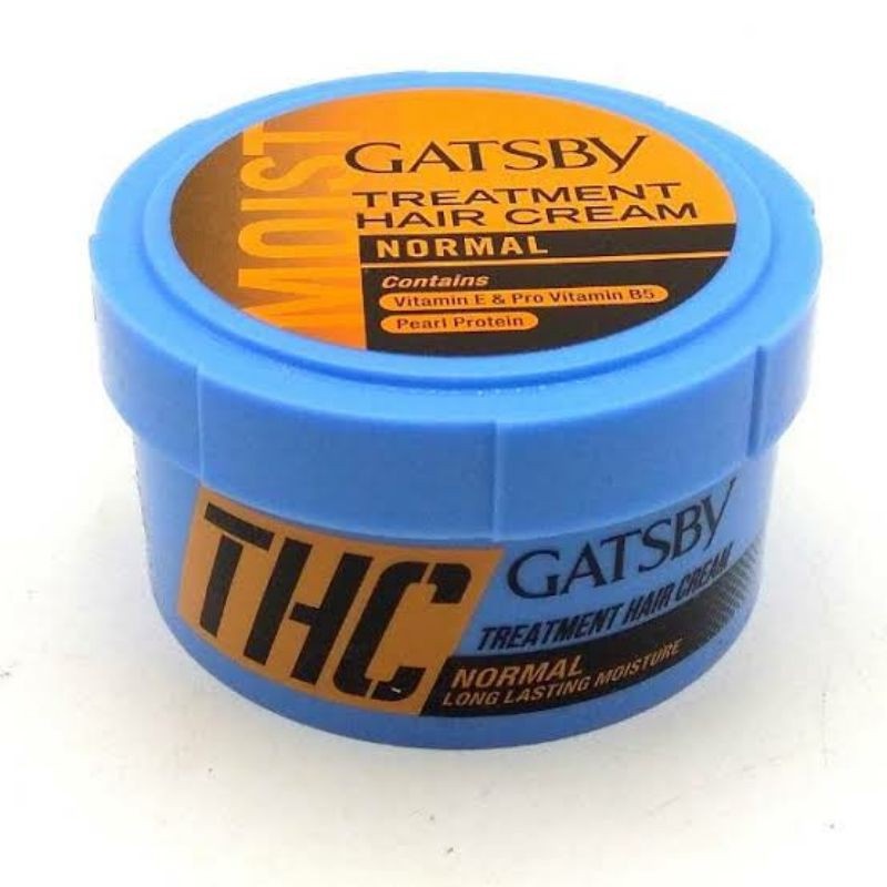Jual GATSBY MINYAK RAMBUT UKURAN BESAR 125 GRAM GETSBI KRIM THC BIRU ...