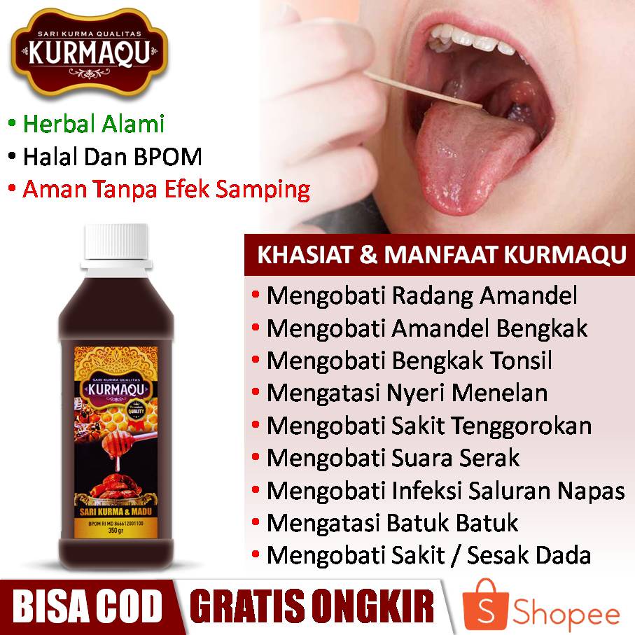 Jual Obat Radang Amandel, Amandel Bengkak, Radang Tonsil, Nyeri Menelan ...