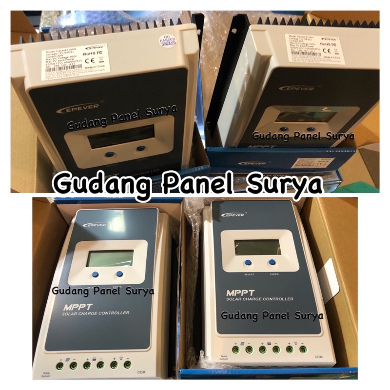 Jual Solar Charge Controller SCC 40A EPEVER TRACER 4210AN LCD REAL MPPT 12/24V Indonesia|Shopee ...