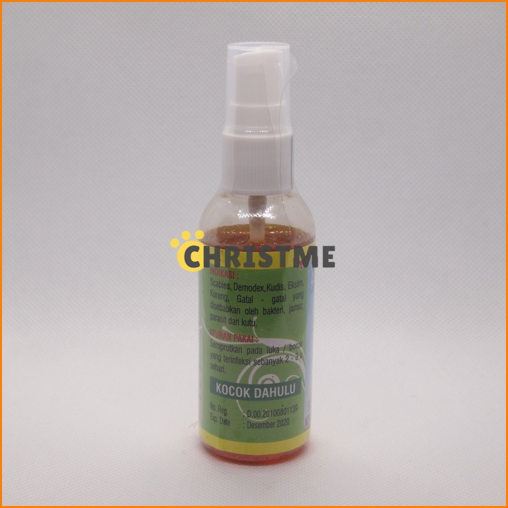 Jual Scadix Spray Cat 60ml Anti Scabies Kudix Eksim Koreng Kudis Obat ...
