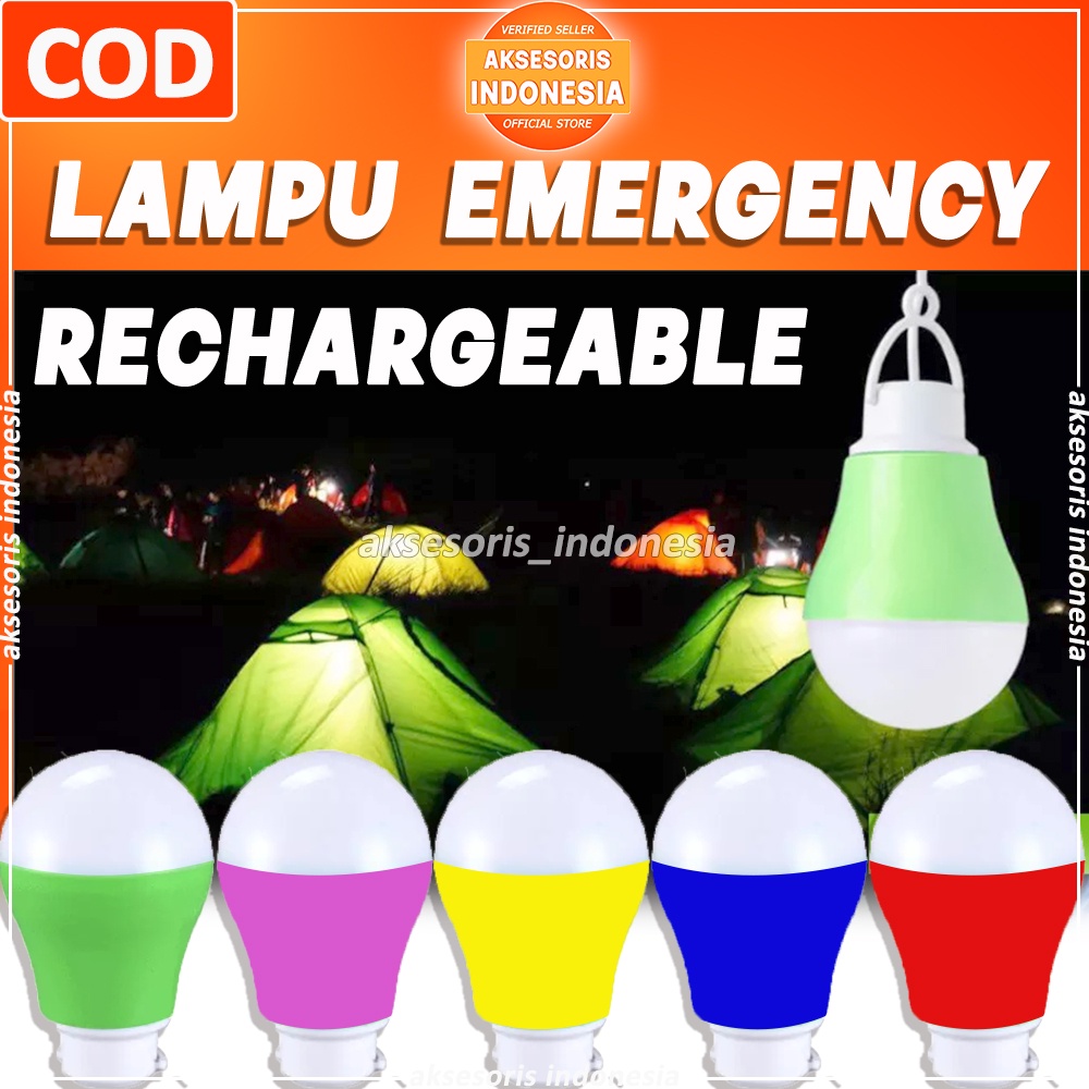 Jual Lampu Emergency Charge Rechargeable Emergency Lentera DARURAT ...