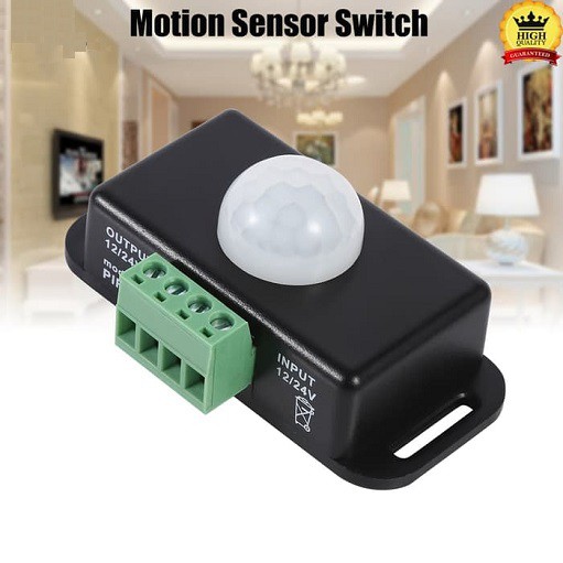 Jual Modul Switch DC 12V 8A Sensor Gerak PIR Motion Otomatis Infra ...