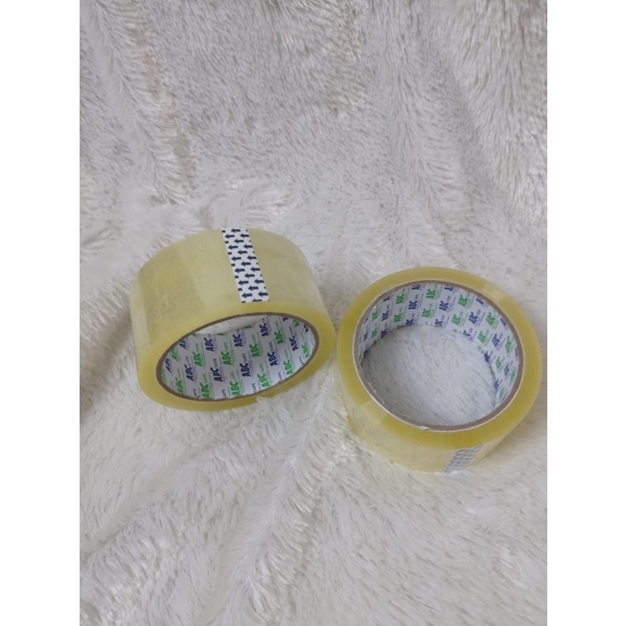 Jual Lakban Bening merk ABC 45mm x 60 Yard murah | Shopee Indonesia