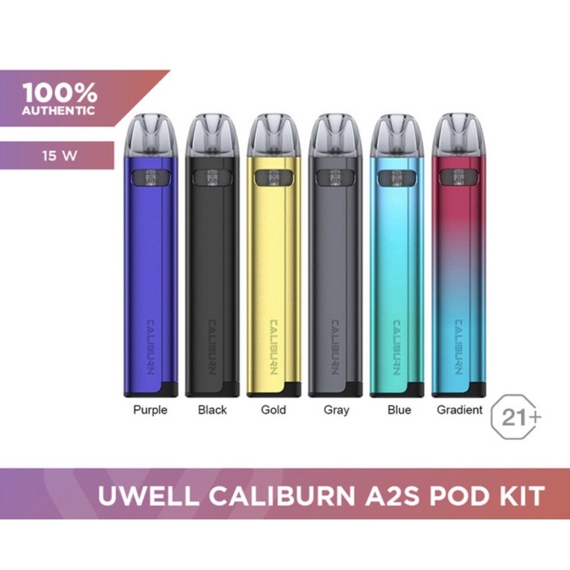 Jual UWELL CALIBURN A2S POD KIT AUTHENTIC 15W | Shopee Indonesia