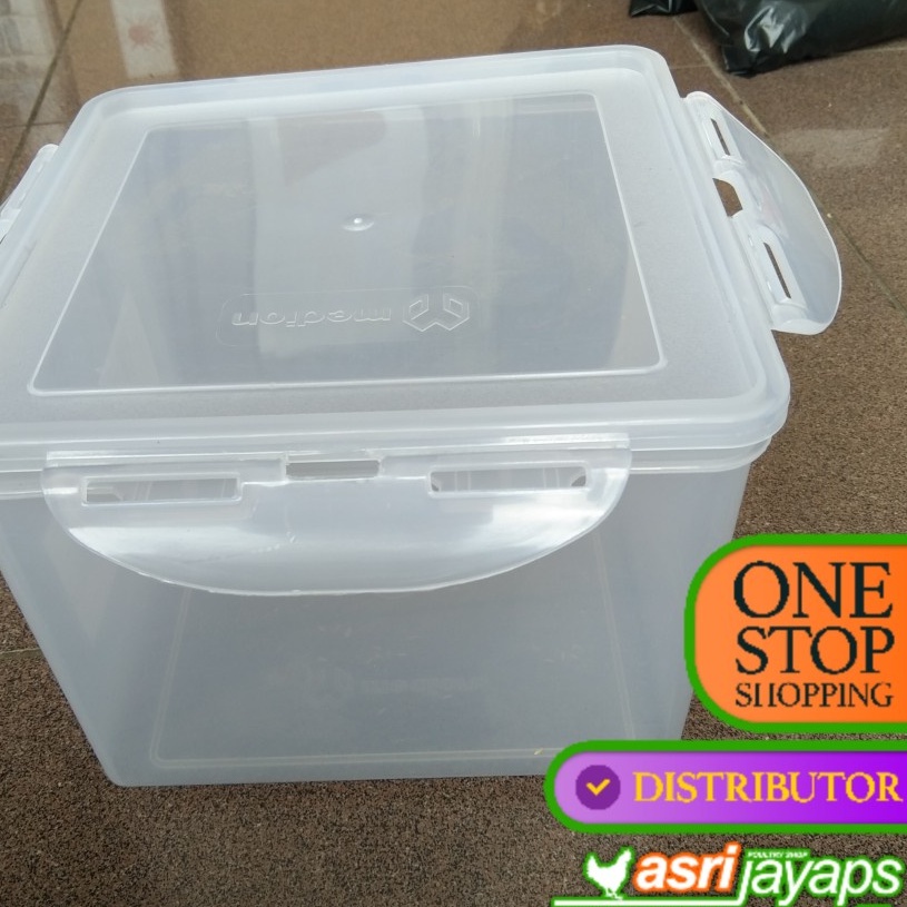 Jual Tupperware Box Medion Plastik Persegi 15x15x12 cm | Shopee Indonesia